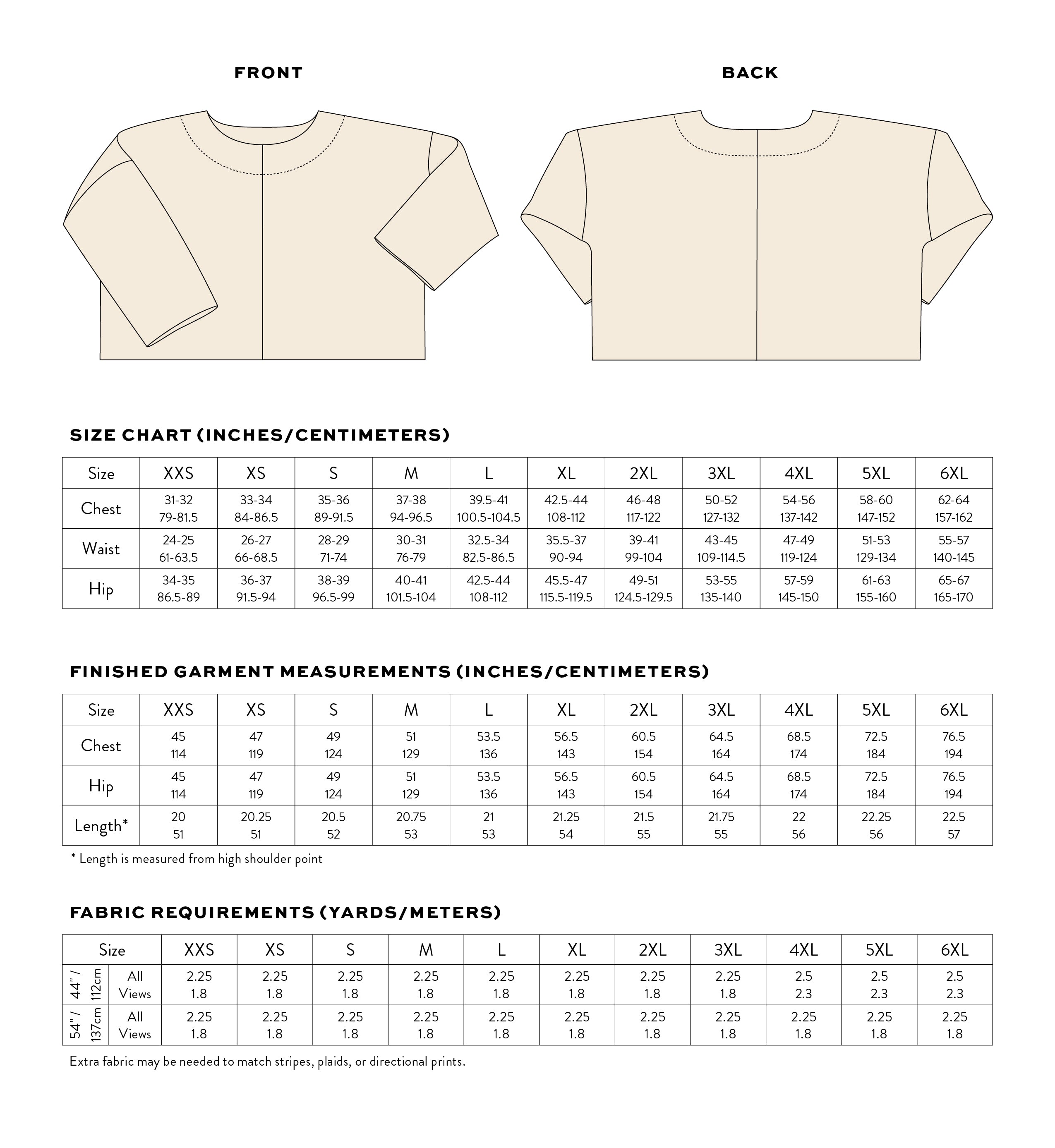 Free Beginner Sewing Patterns – Matchy Matchy Sewing Club