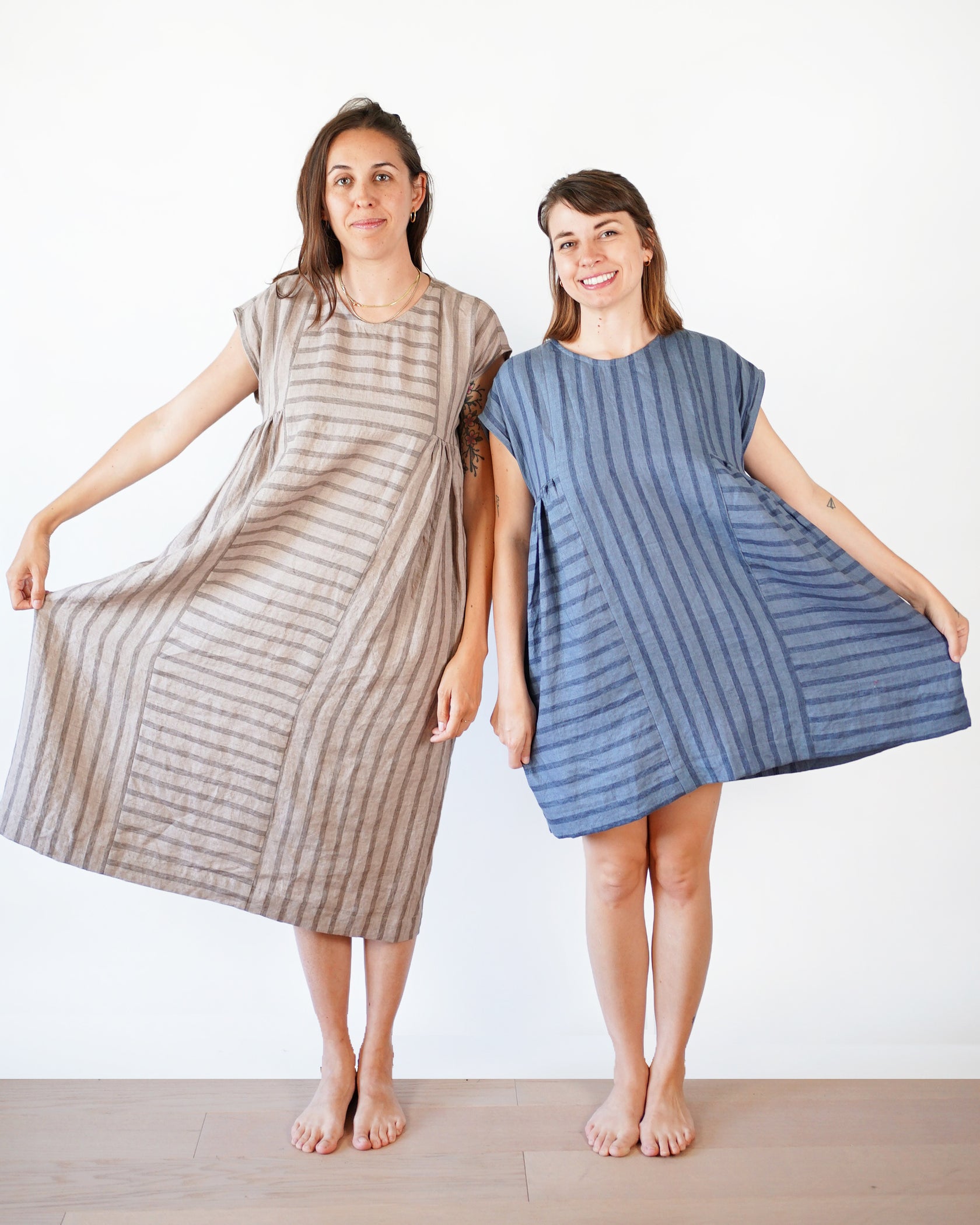 Collage Gather Dress PDF Sewing Pattern – Matchy Matchy Sewing Club