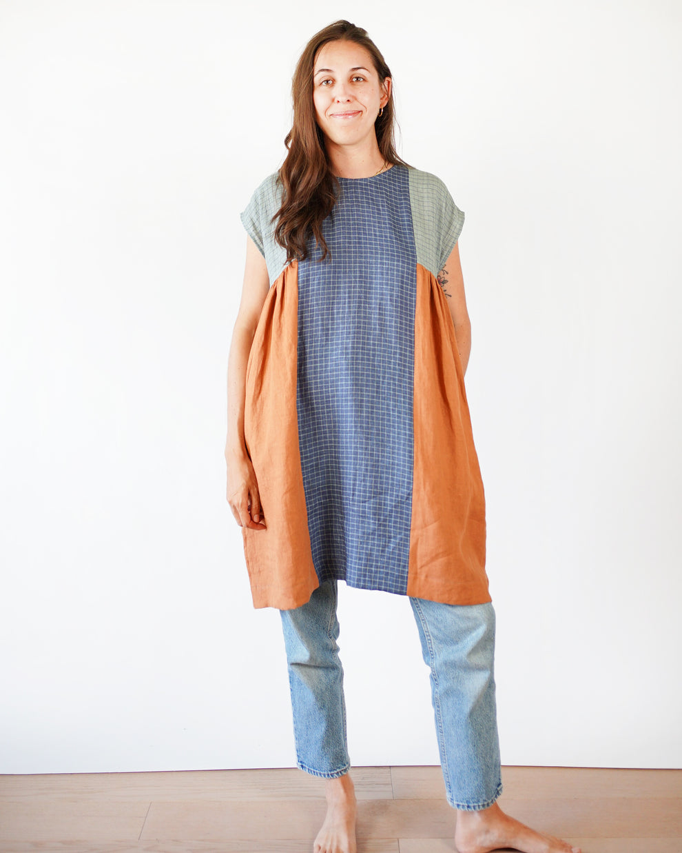 Collage Gather Dress PDF Sewing Pattern – Matchy Matchy Sewing Club