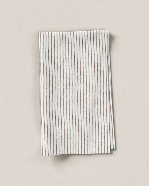 Coconut Fluff Pencil Stripe Linen – Matchy Matchy Sewing Club