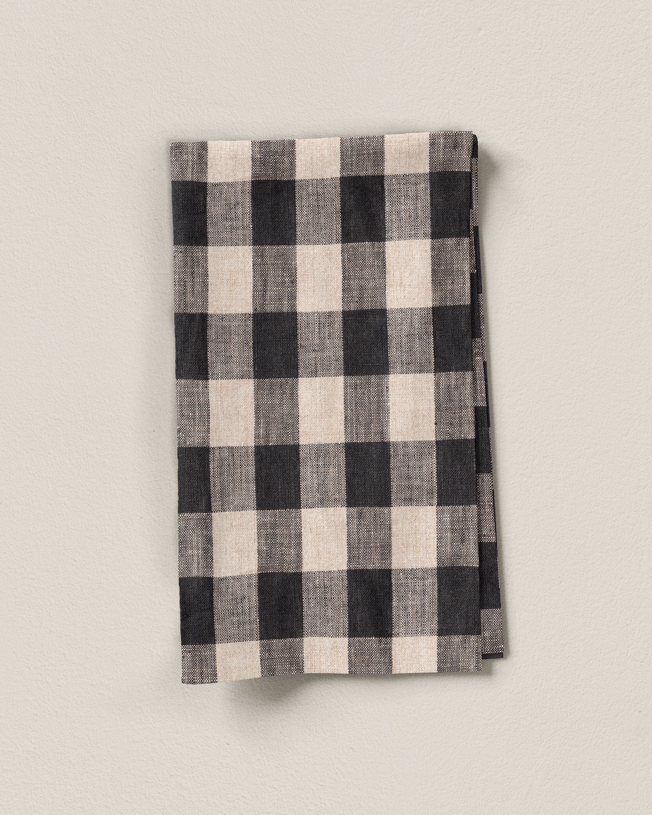 Large Black and Natural Gingham Linen – Matchy Matchy Sewing Club