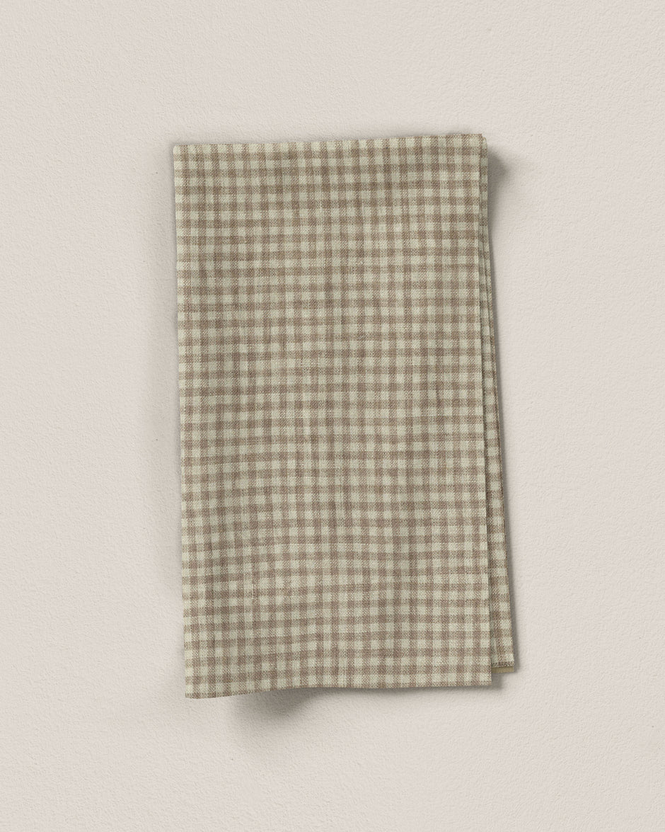 Gingham Linen Fabric – Matchy Matchy Sewing Club