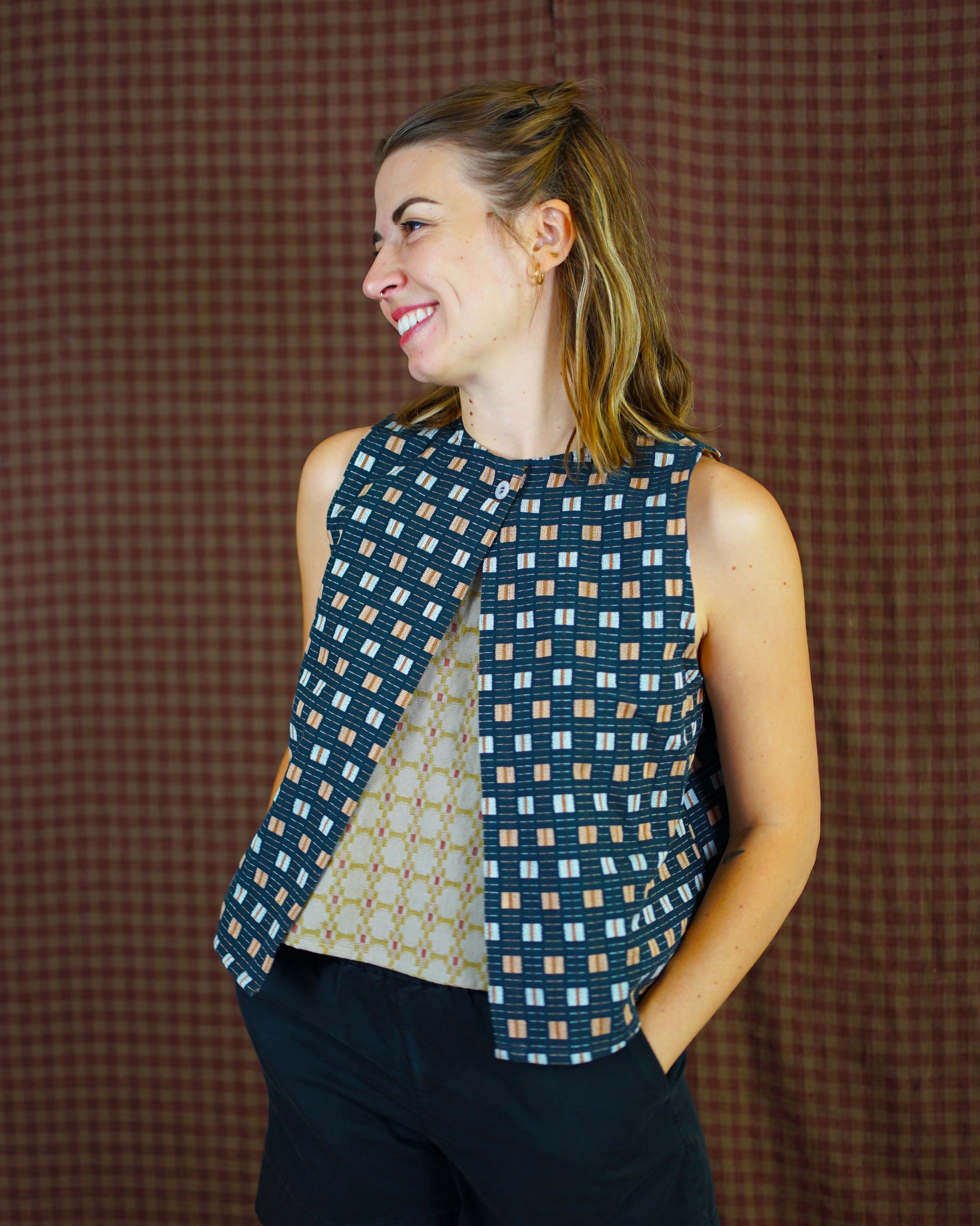 Open Back Smock Top PDF Sewing Pattern – Matchy Matchy Sewing Club