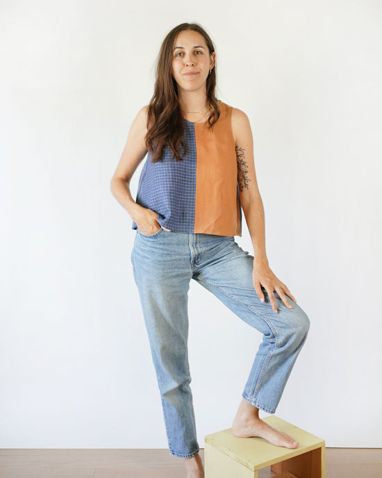 Peplum Split Tank PDF Sewing Pattern – Matchy Matchy Sewing Club