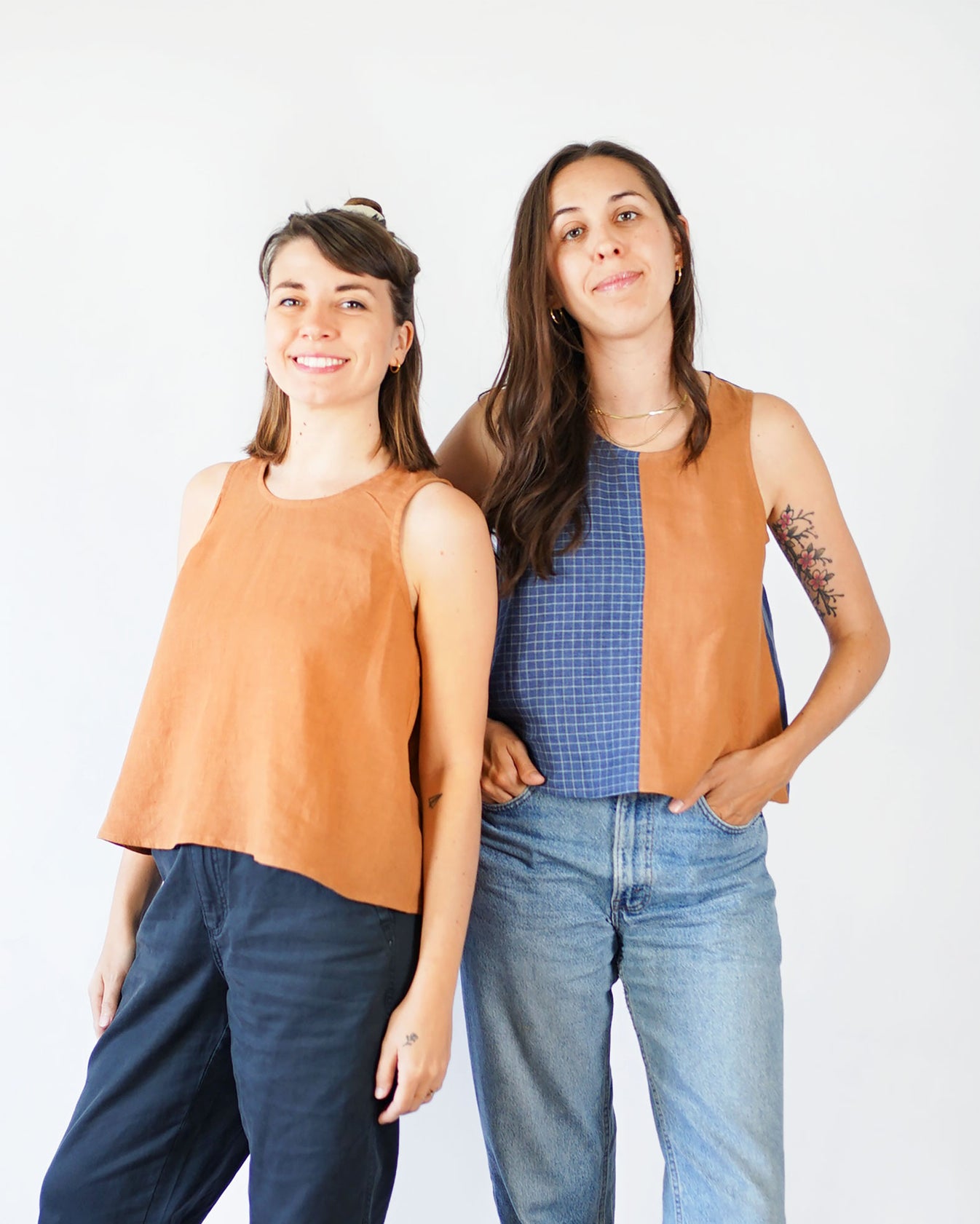 Peplum Split Tank PDF Sewing Pattern – Matchy Matchy Sewing Club