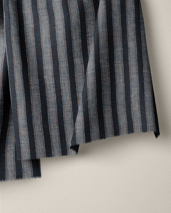 Regatta Blue Dutch Stripe Linen – Matchy Matchy Sewing Club
