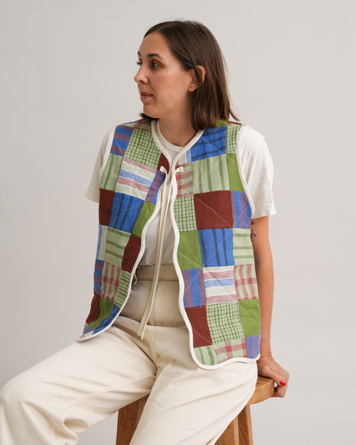 FREE Quilted Vest PDF Sewing Pattern | Matchy Matchy Sewing Club
