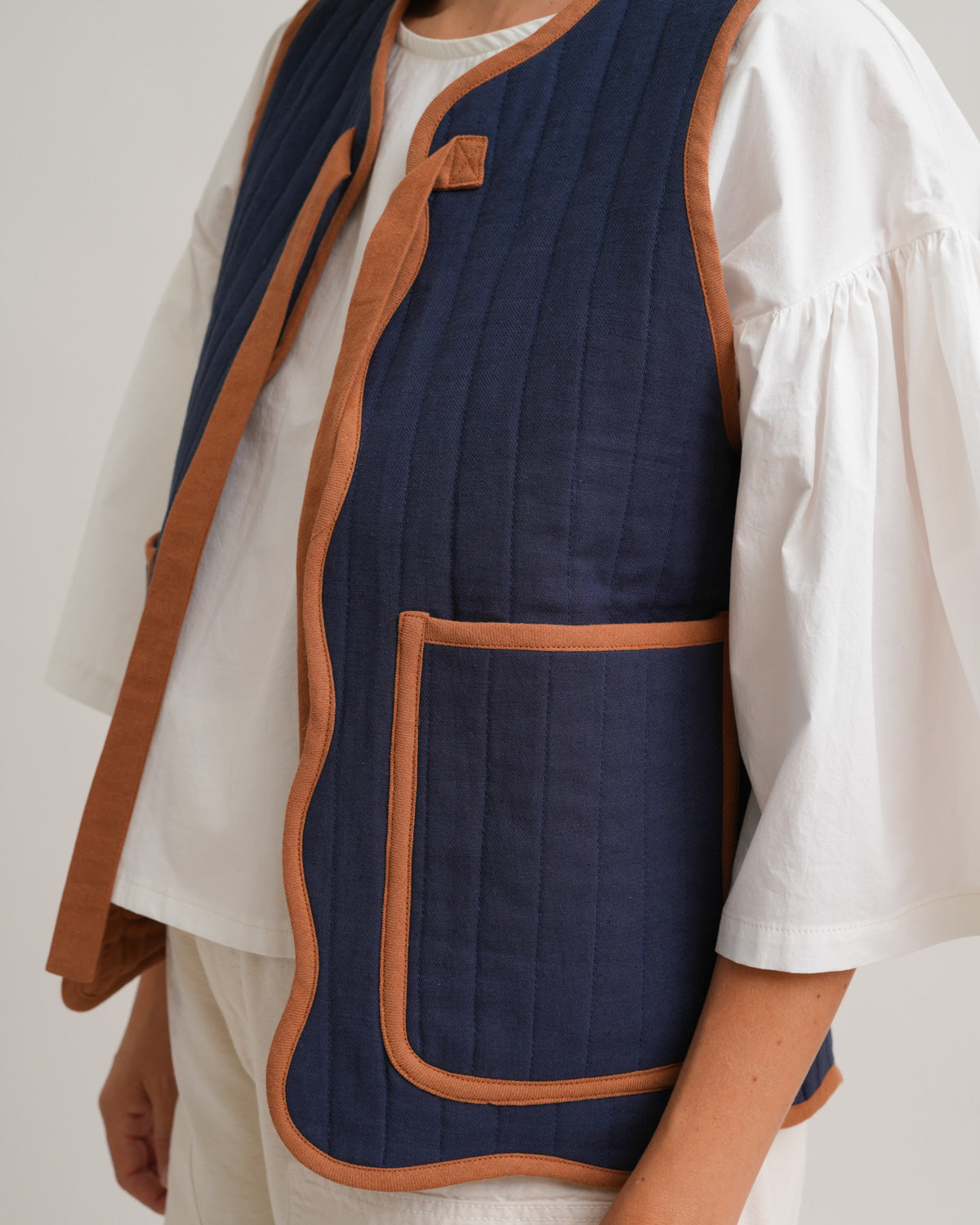 FREE Quilted Vest PDF Sewing Pattern | Matchy Matchy Sewing Club