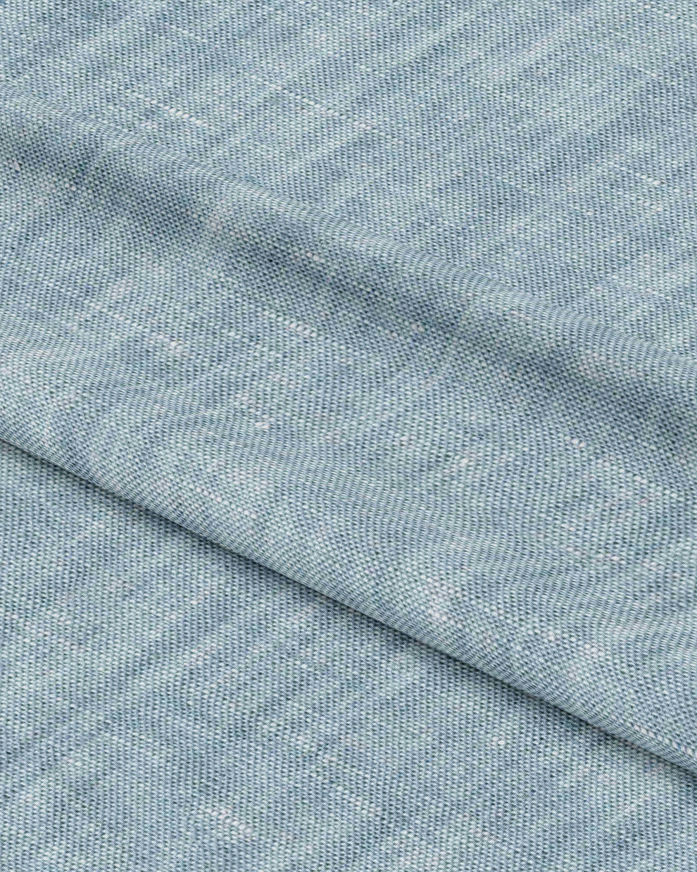 Chambray Linen Fabric – Soft, Breathable 100% Linen in Classic Blues ...