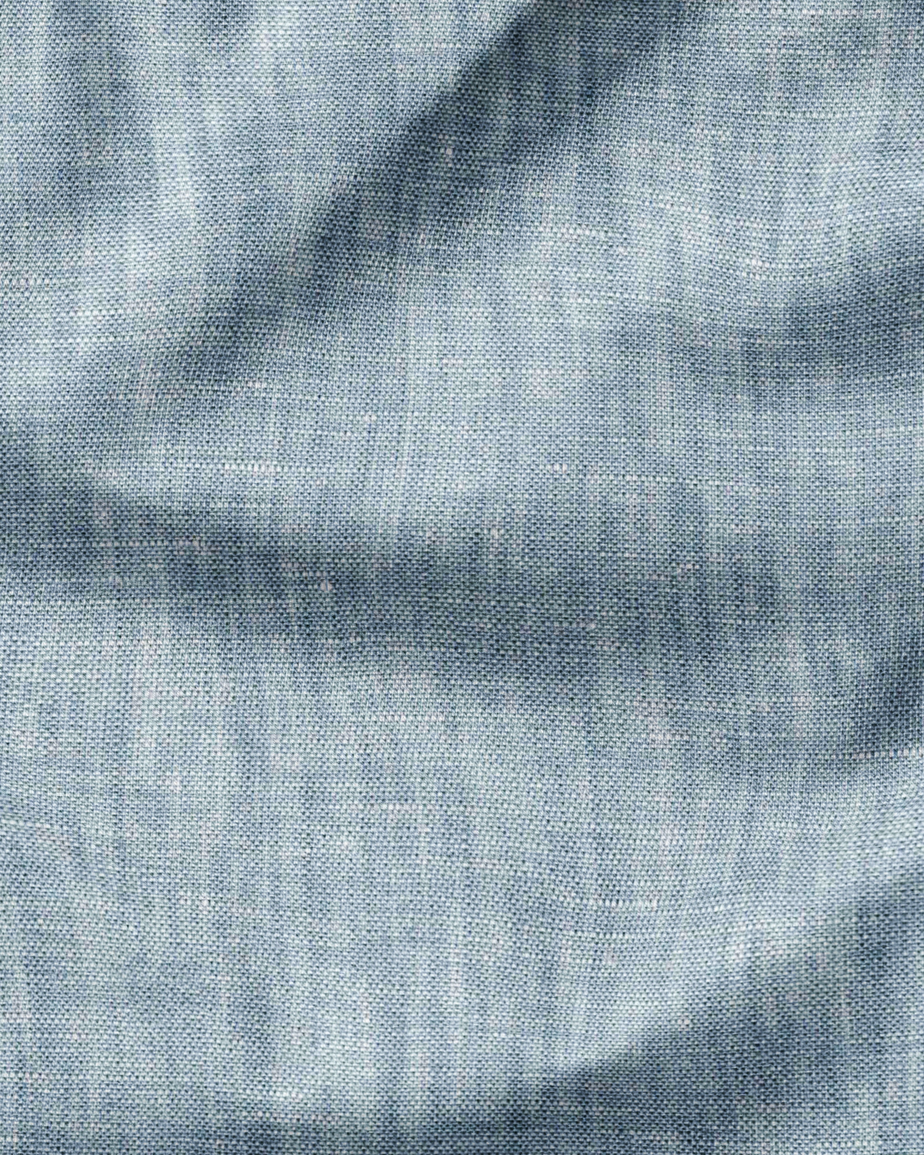 Chambray Linen Fabric – Soft, Breathable 100% Linen in Classic Blues ...
