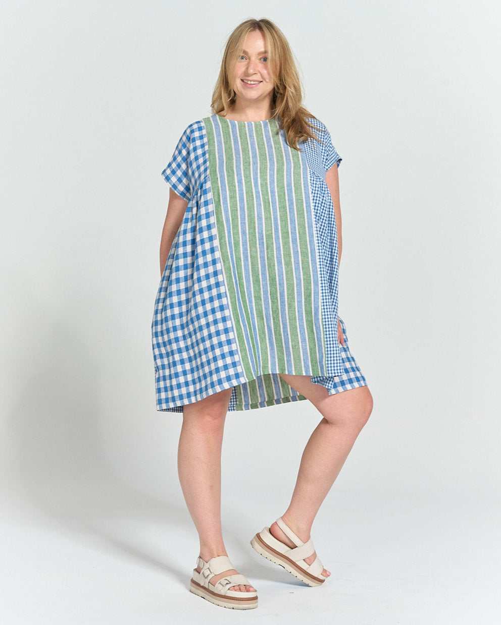 Collage Gather Dress PDF Sewing Pattern – Matchy Matchy Sewing Club