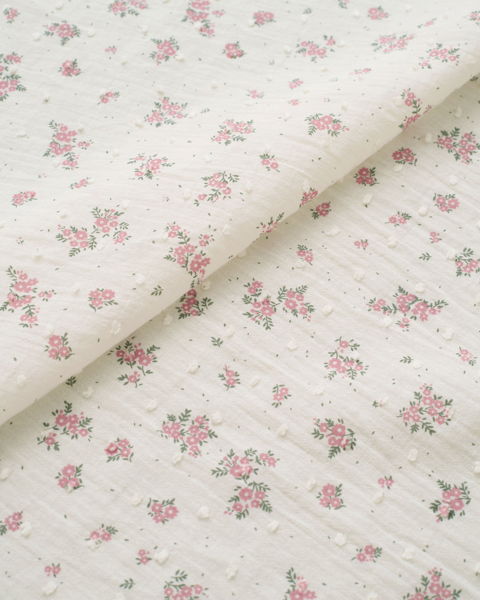 Ditsy Floral Cotton Fabric | Lightweight Crinkle Cotton for Sewing ...
