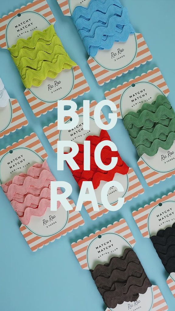 Big Ric Rac Trim for Sewing, Quilting & Crafts – Matchy Matchy Sewing Club