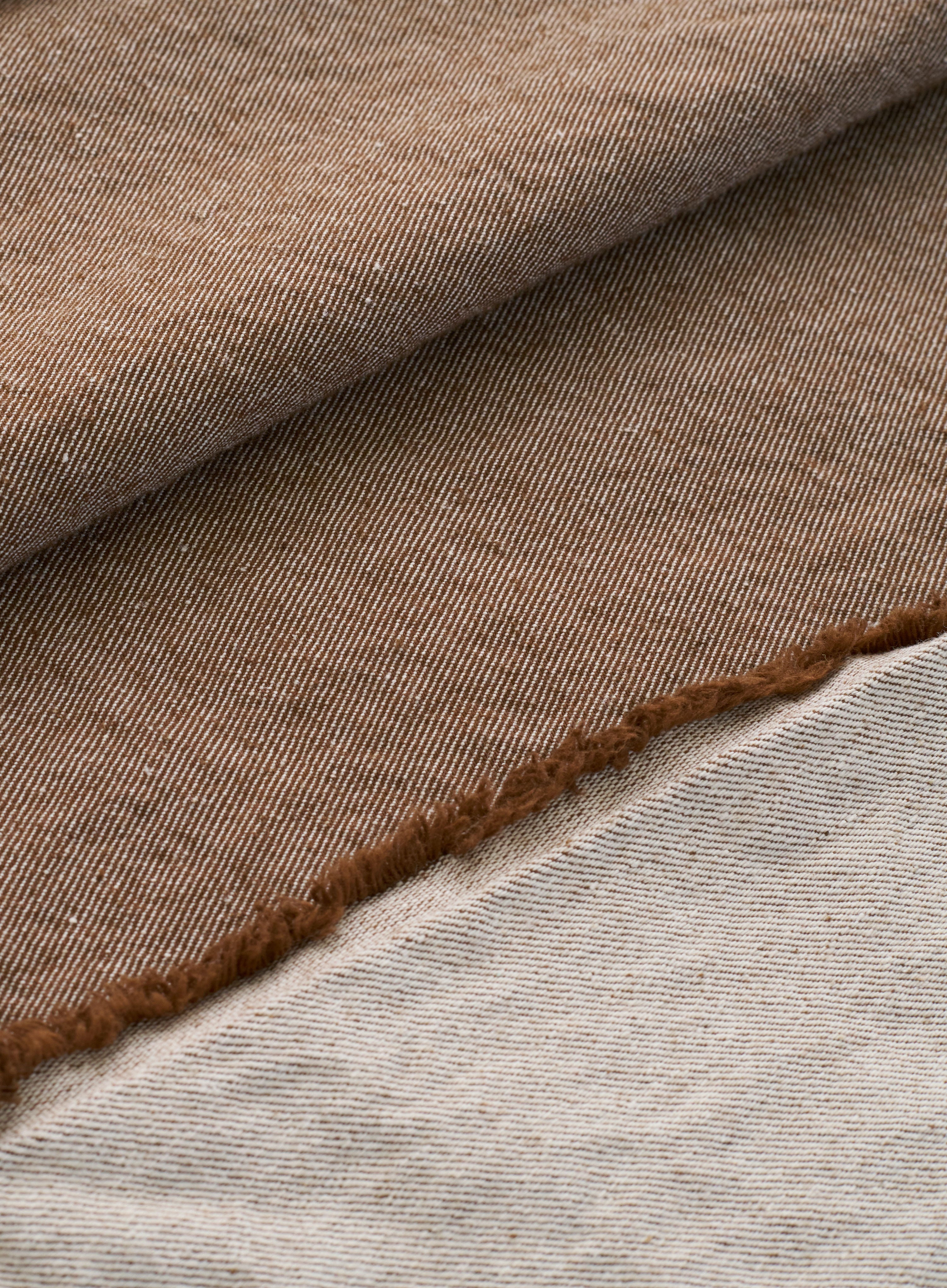Two tone workwear Denim Fabric – Natural Two-Tone Reversible Cotton ...
