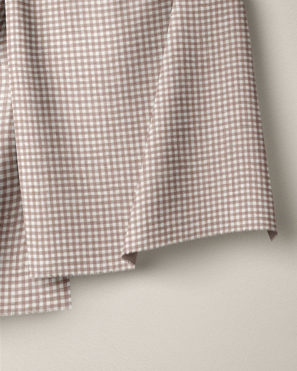 Micro Gingham Linen Fabric – Lightweight 100% Linen Check – Matchy ...