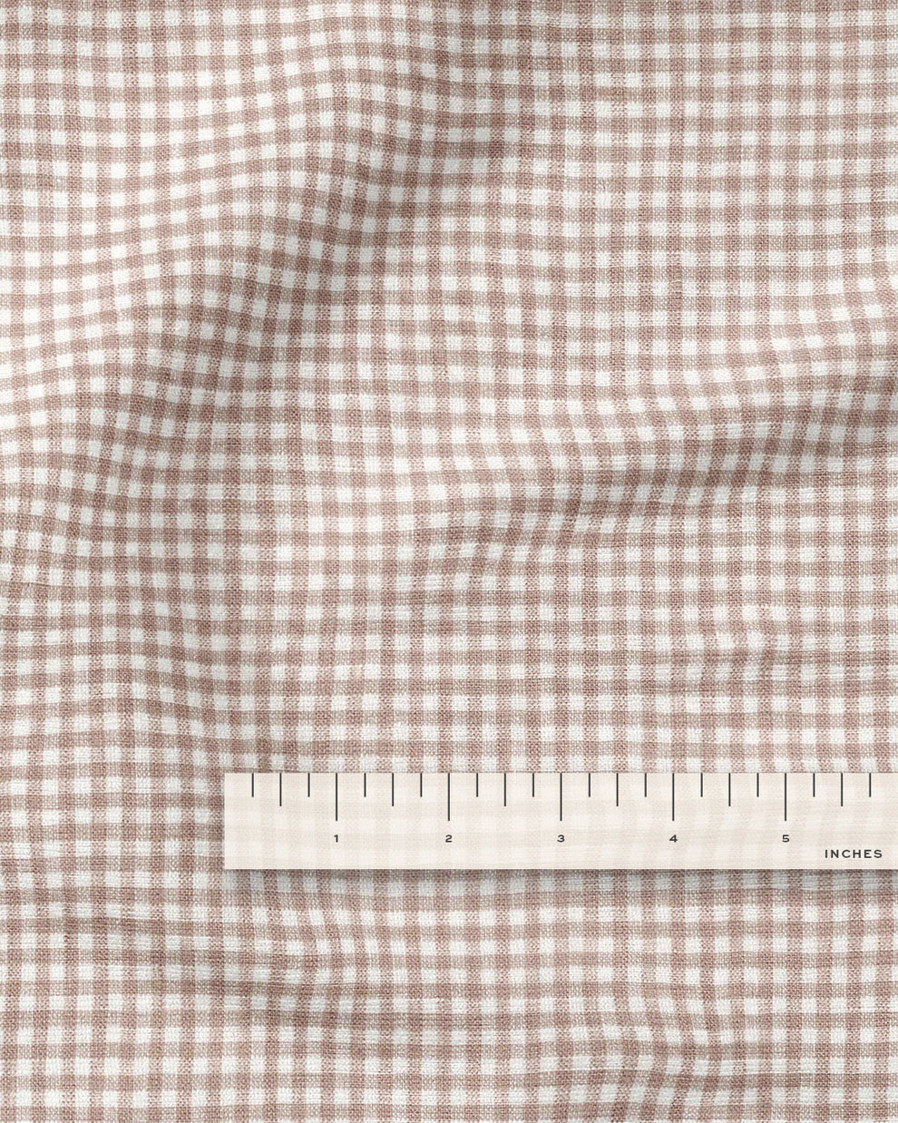 Micro Gingham Linen Fabric – Lightweight 100% Linen Check – Matchy ...