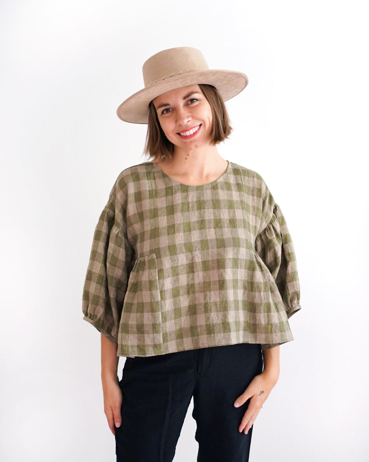 Collage Gather Top PDF Sewing Pattern – Matchy Matchy Sewing Club