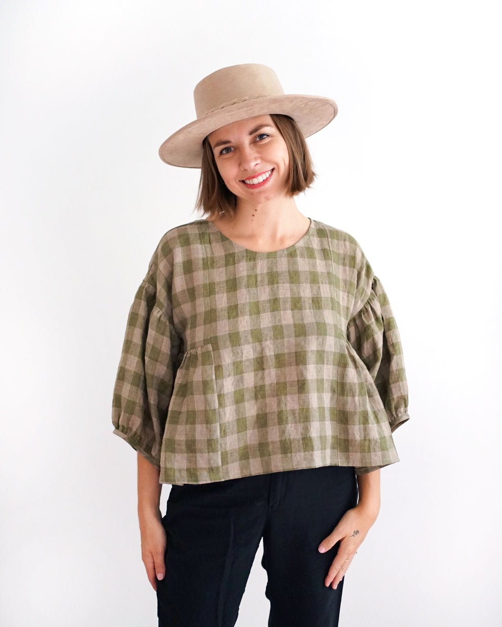 Collage Gather Top PDF Sewing Pattern | Beginner Friendly – Matchy ...