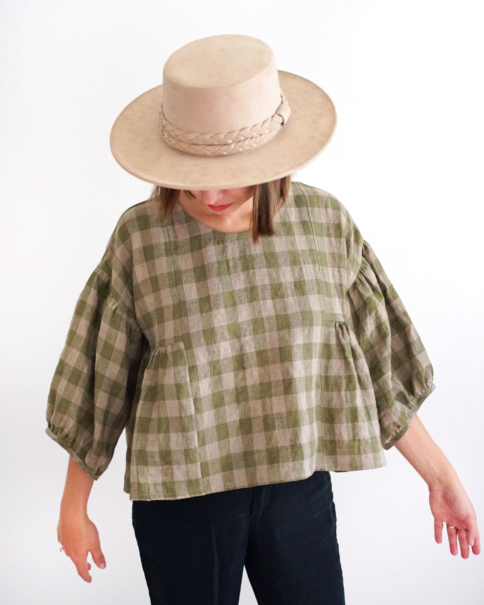 Collage Gather Top PDF Sewing Pattern | Beginner Friendly – Matchy ...