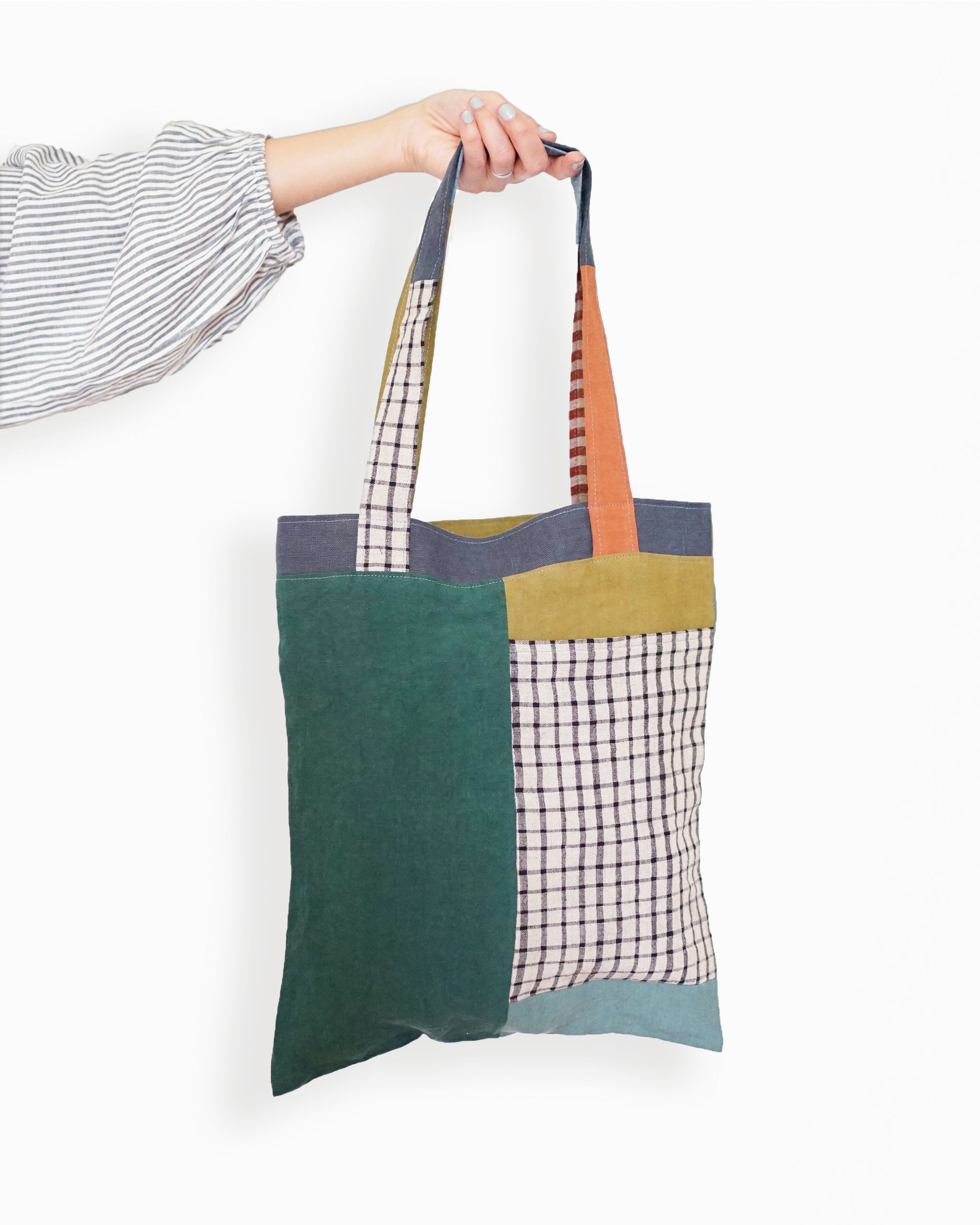 Stash Pocket Tote PDF Sewing Pattern – Matchy Matchy Sewing Club