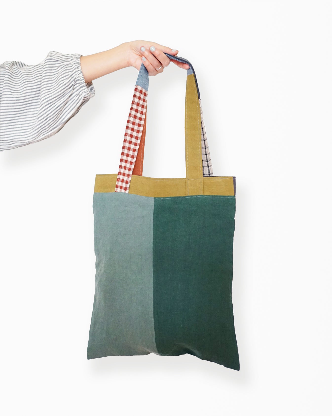 Stash Pocket Tote PDF Sewing Pattern – Matchy Matchy Sewing Club