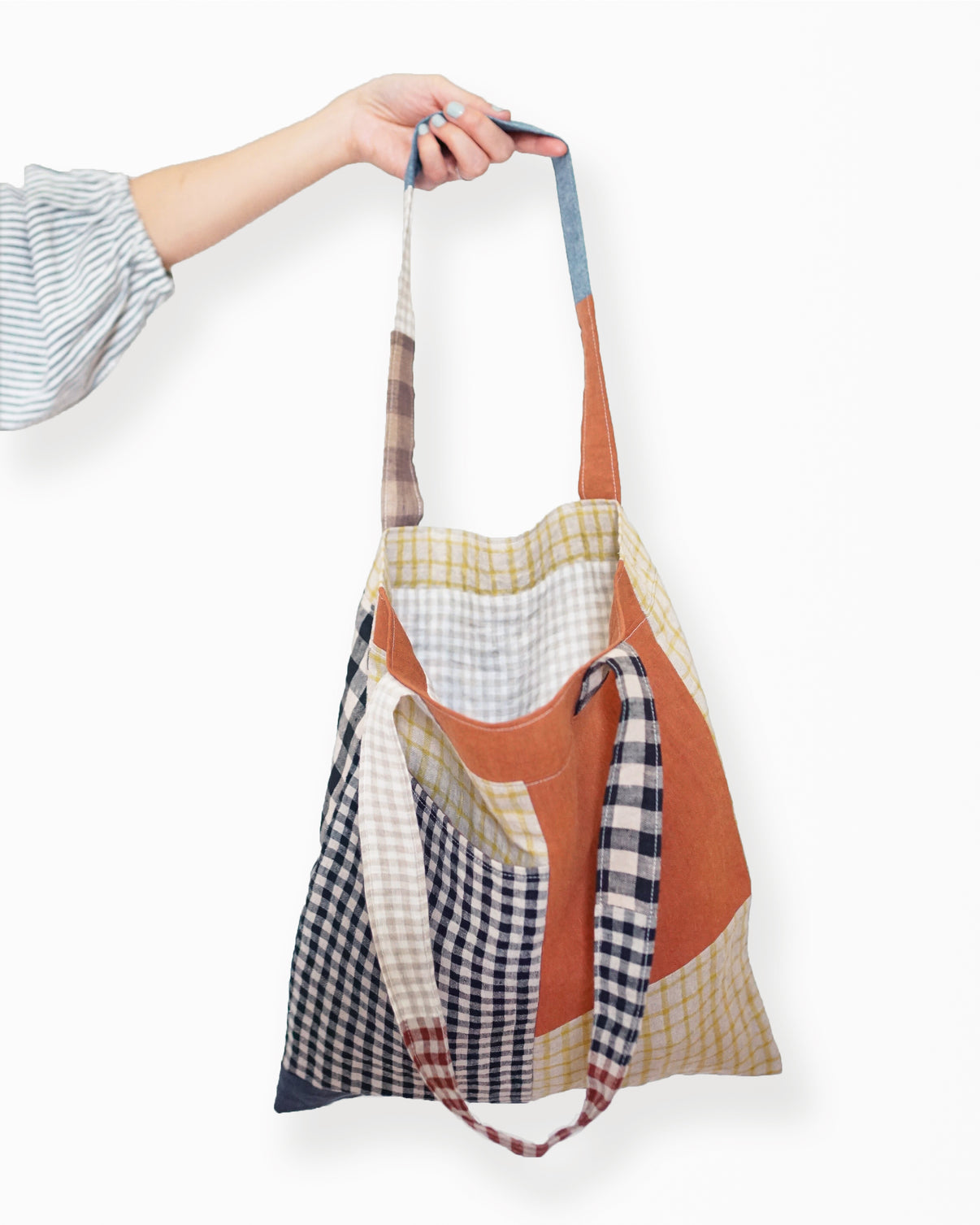 Stash Pocket Tote PDF Sewing Pattern – Matchy Matchy Sewing Club